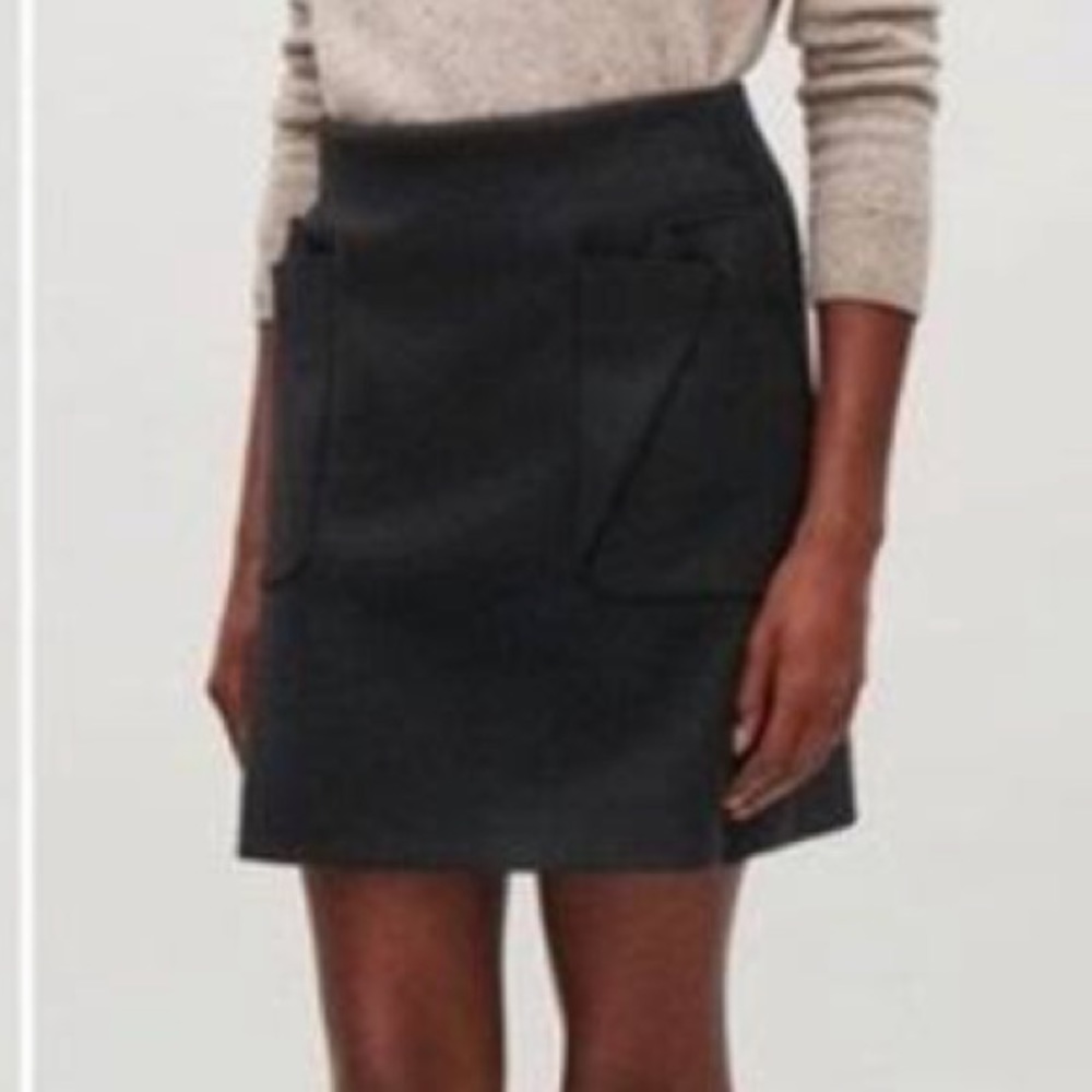 Cos Wool Mini Skirt - Gem
